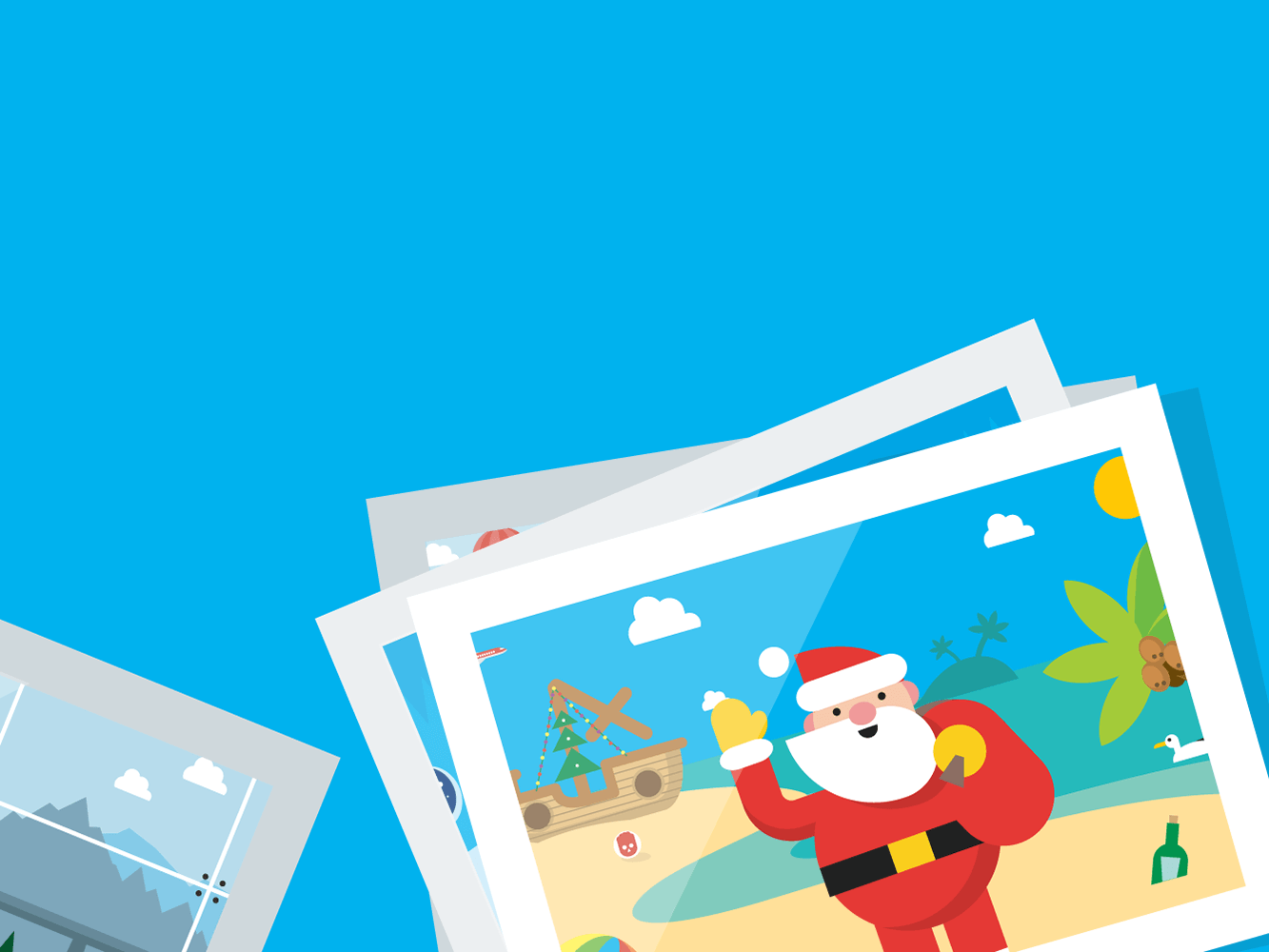 Santa Postcards